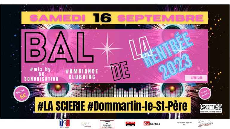 Bal de la rentrée – Active Radio